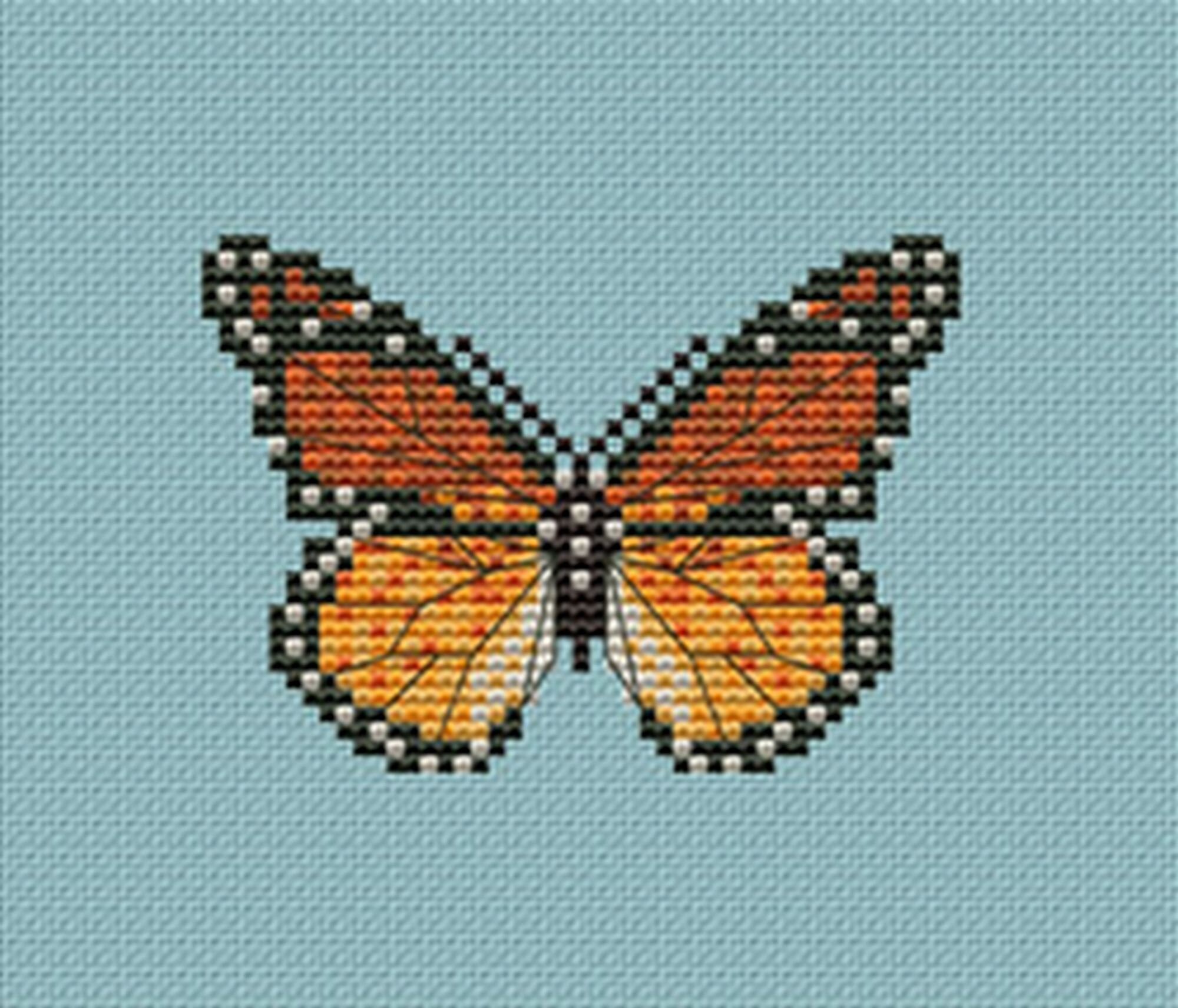 Butterfly Cross Stitch Pattern PDF Instant Download PDF - Etsy
