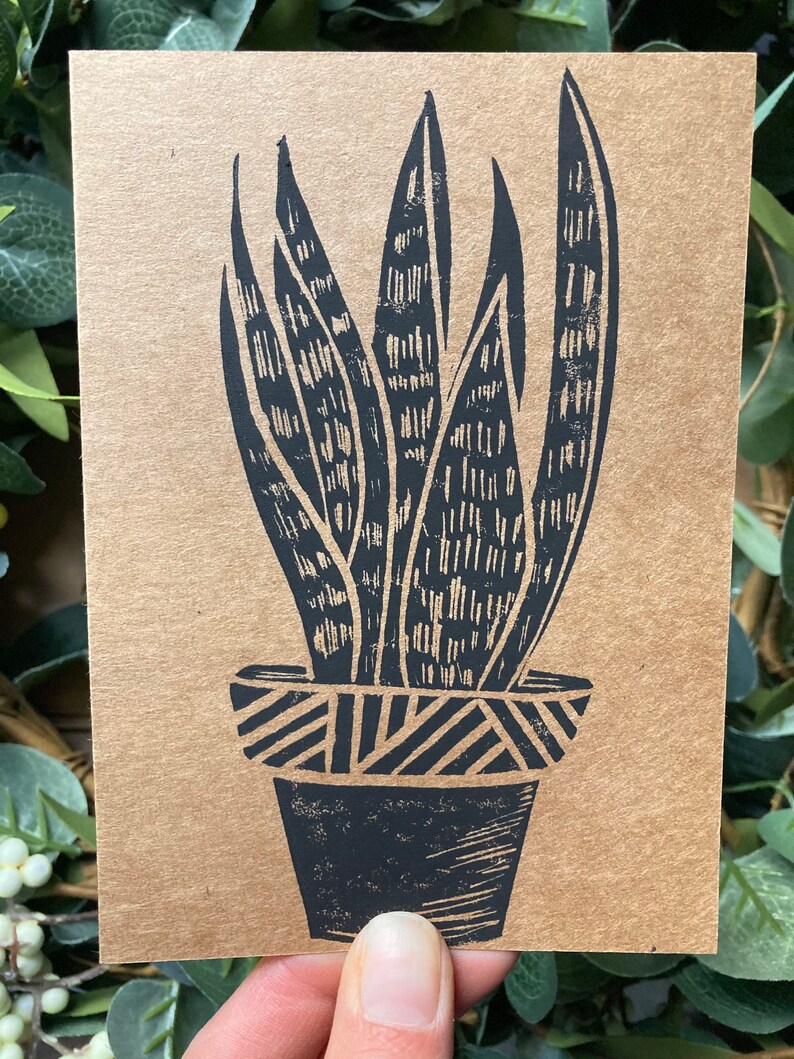 Block Print Card Stationery Block Print Notecards - Etsy