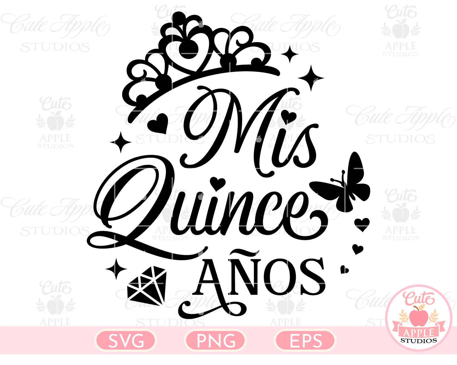 Mis Quince Anos Svg Mis Quince Anos Shirt Mis Quince Svg | Etsy