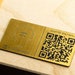 Metallic QR Code Stickers for Menu and Social Links, Customizable ...