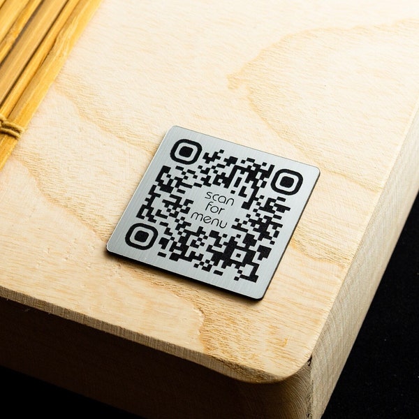 Acrylic Qr Menu - Etsy