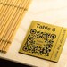 Custom Tabletop QR Code Menu Tags, 2.5 Inch 63mm - Brushed Gold ...