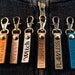 Personalized Zipper Tags for Large Zipper Pulls Set of 5 Custom Zipper ...