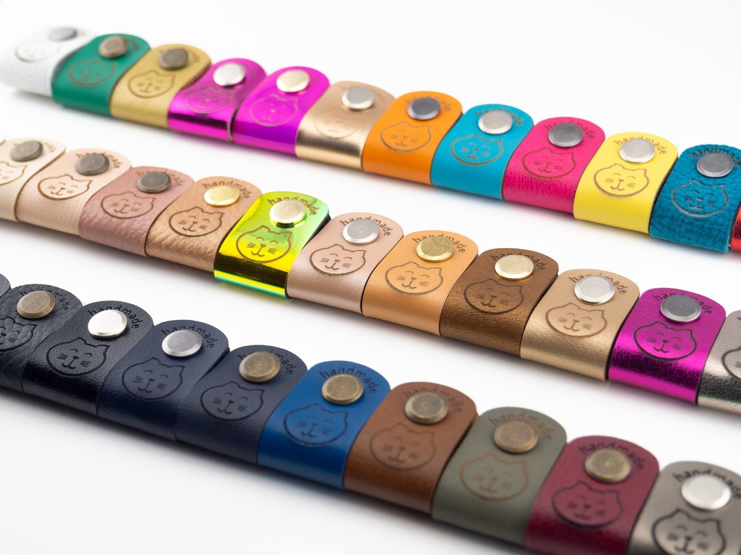 Personalized Small Folding Tags With Rivets, Handmade Beanie Tags ...