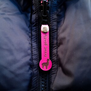 Custom Tags for Large Zipper Pulls, Set of 5, Clothing Branding Label ...