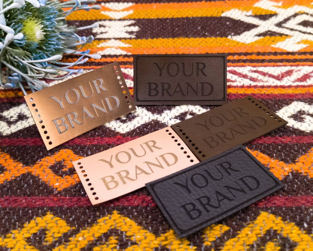 Custom Bag Labels for Branding, Personalized Leather Logo Tags for ...