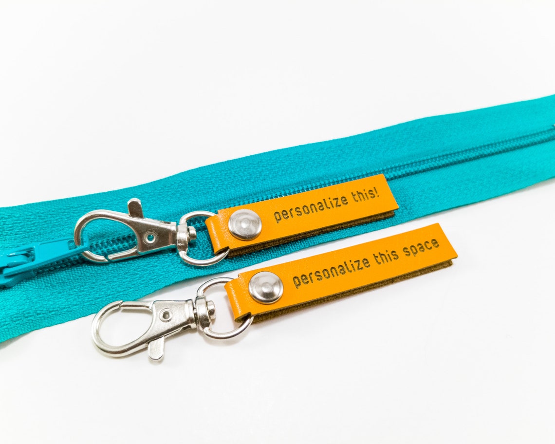 Personalized Tags for Zipper Pull Set of 5 Tags for Gifts - Etsy