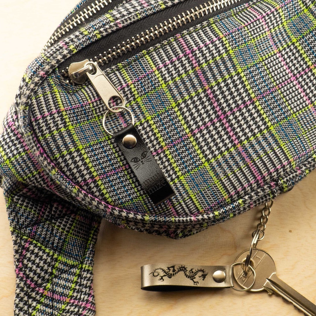 Personalized Zipper Pull Set: Custom Engraved Tag Charms, Handmade ...