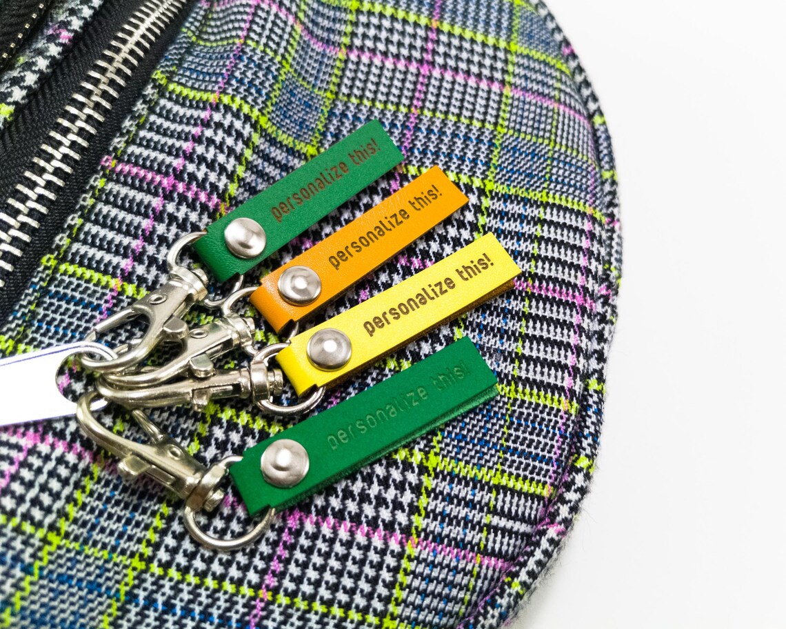 Personalized Tags for Zipper Pull Set of 5 Tags for Gifts - Etsy
