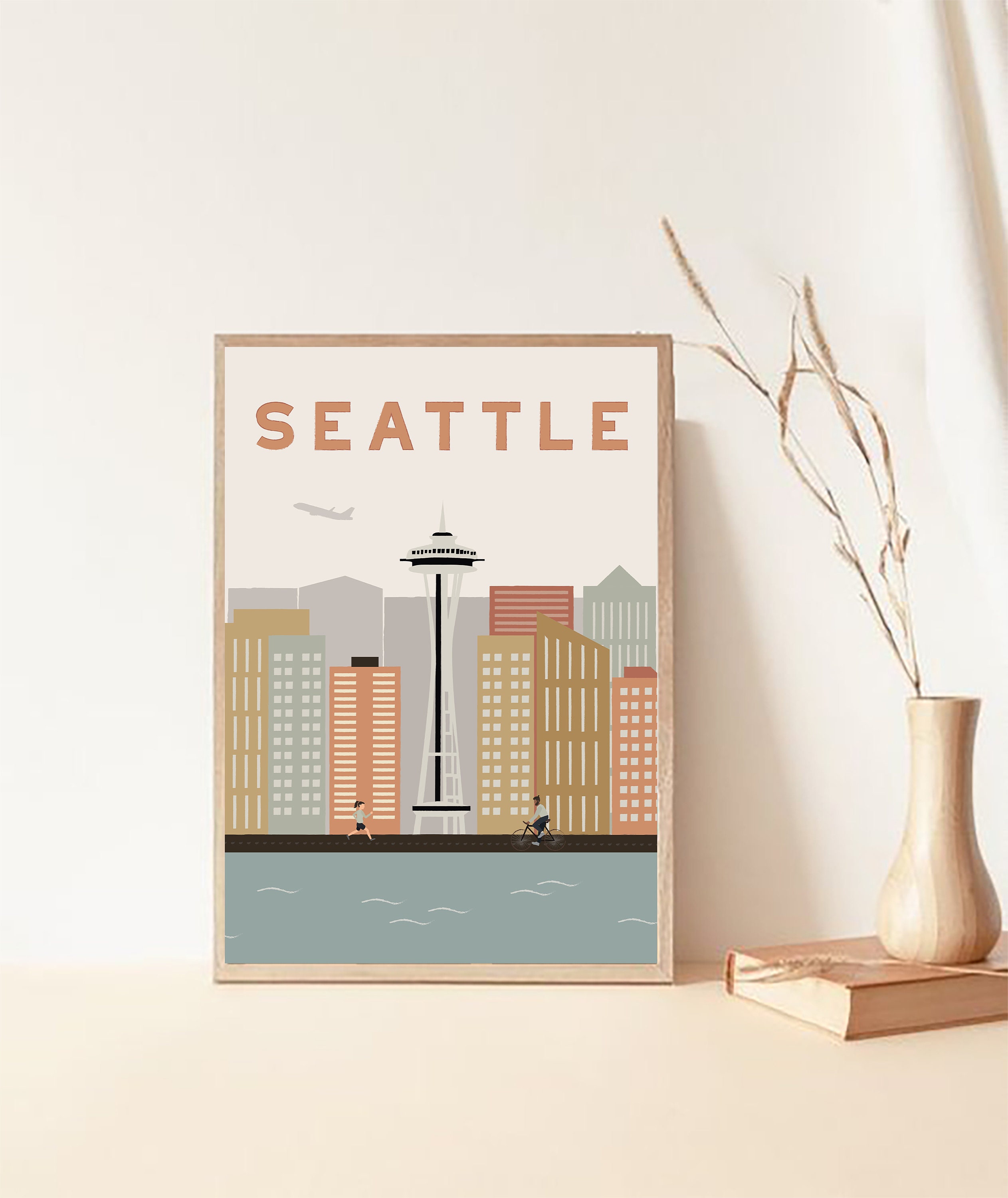 Seattle Art Seattle Wall Art Wall Art Wall Print Room | Etsy