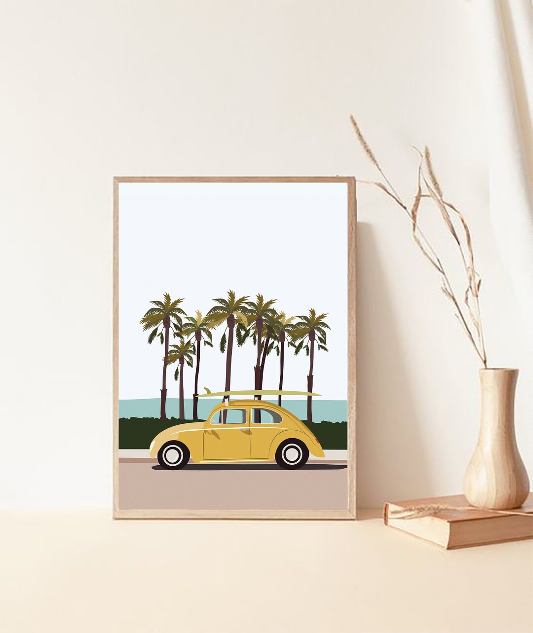 California Print California Wall Art Beach Art Vintage Wall - Etsy