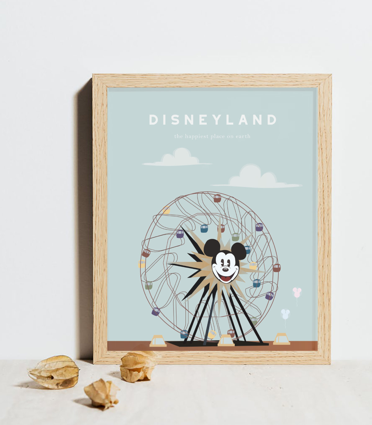 Disney Print Disneyland Print Disney Wall Decor Wall | Etsy