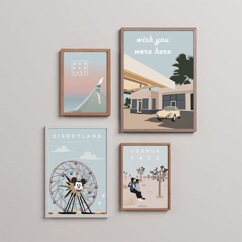 Disney Print Disneyland Print Disney Wall Decor Wall - Etsy