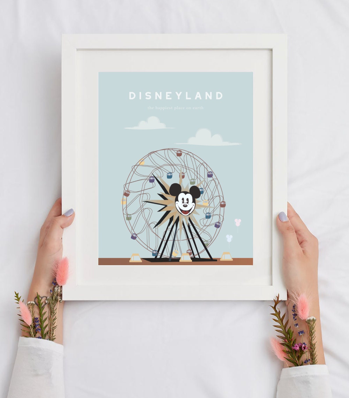 Disney Print Disneyland Print Disney Wall Decor Wall | Etsy