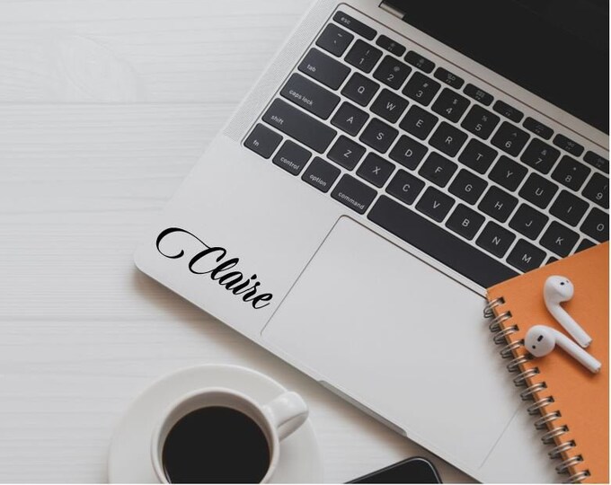 Custom Name Sticker for Laptop / Persononalized Vinyl Name - Etsy