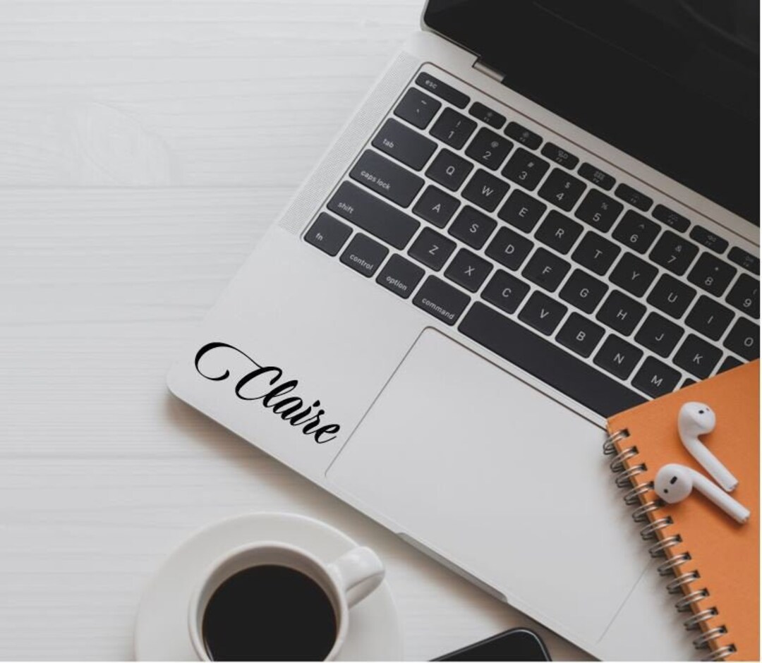 Custom Name Sticker for Laptop / Persononalized Vinyl Name Sticker for ...