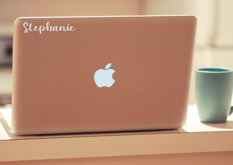 Custom Name Sticker for Laptop / Persononalized Vinyl Name | Etsy