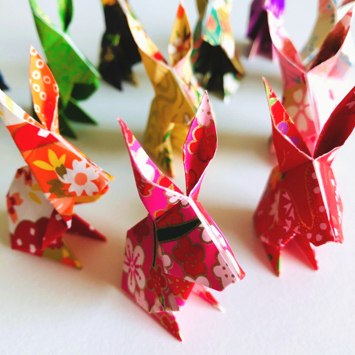 Origami Bunny Set Origami Easter Bunny Origami Easter - Etsy UK