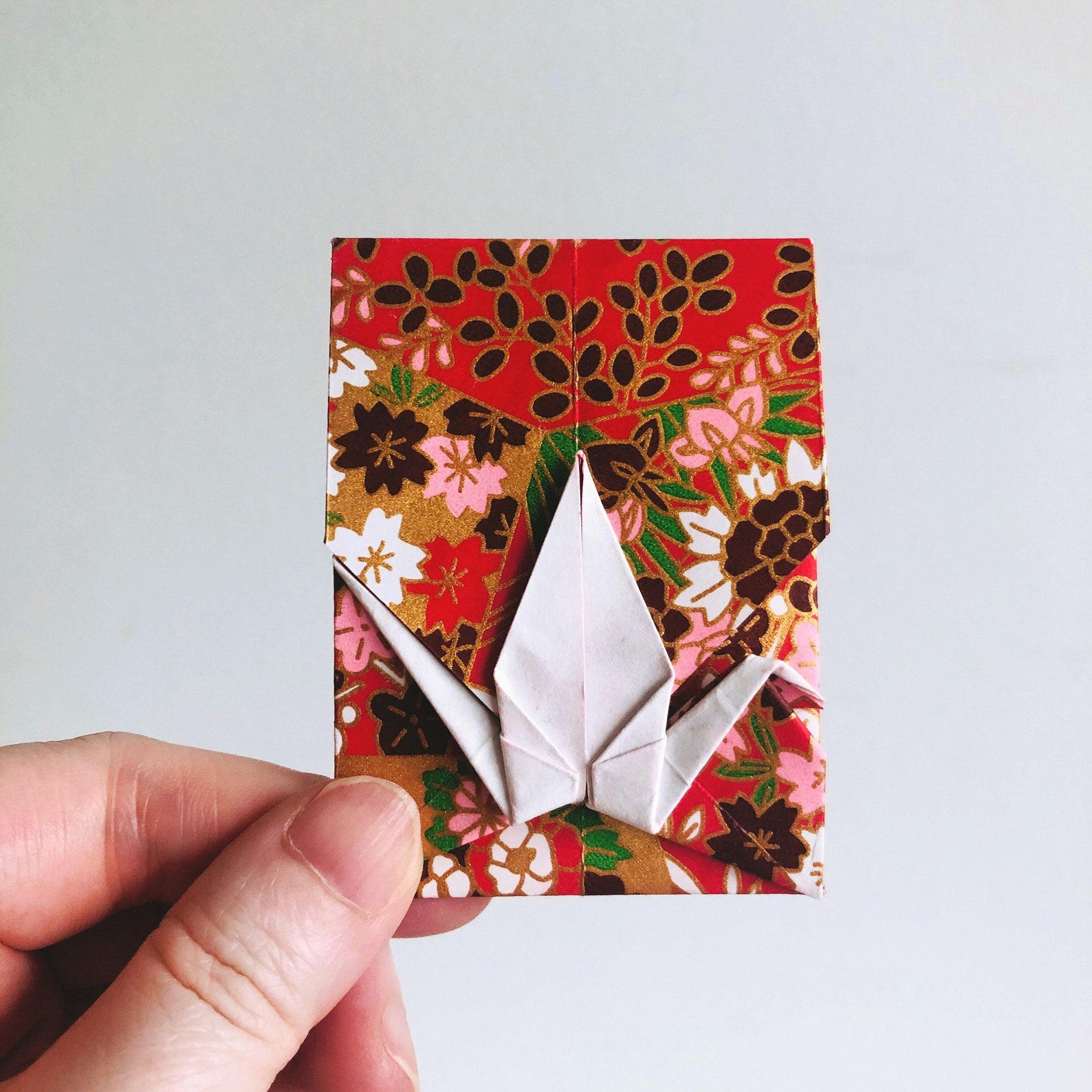 Japanese Origami Crane Envelope Set of 3 5 7 10 Japanese - Etsy