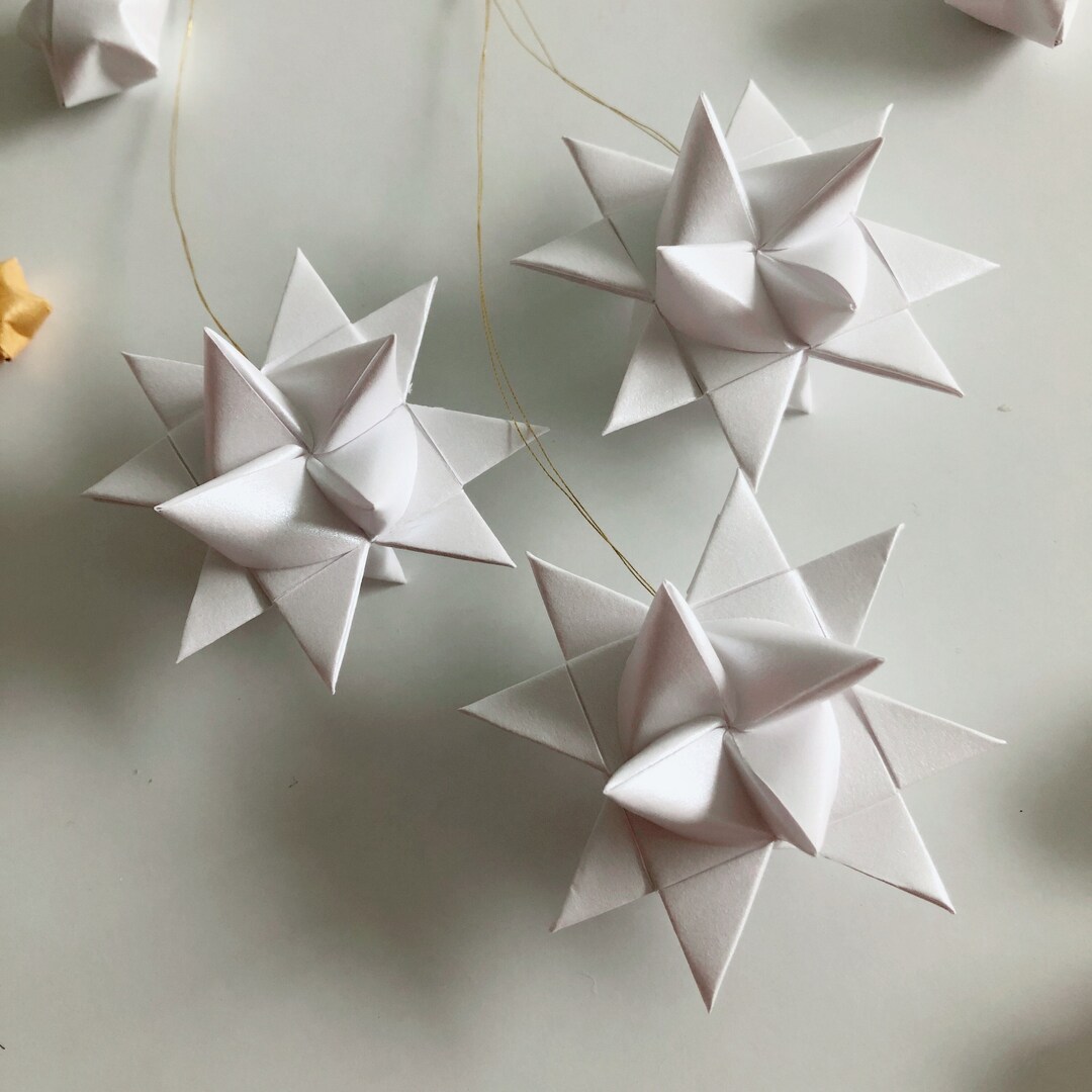 Christmas Stars Ornaments, Froebel Stars, Moravian Stars, Paper Stars ...