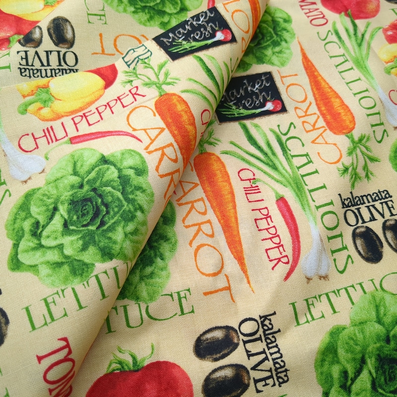 Food Theme Fabric - Etsy