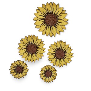 Sunflower Embroidery Patch - Etsy