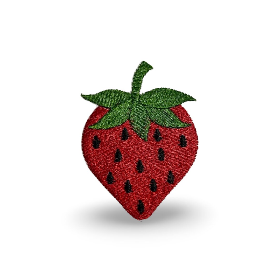 Strawberry Embroidery Patch - Etsy