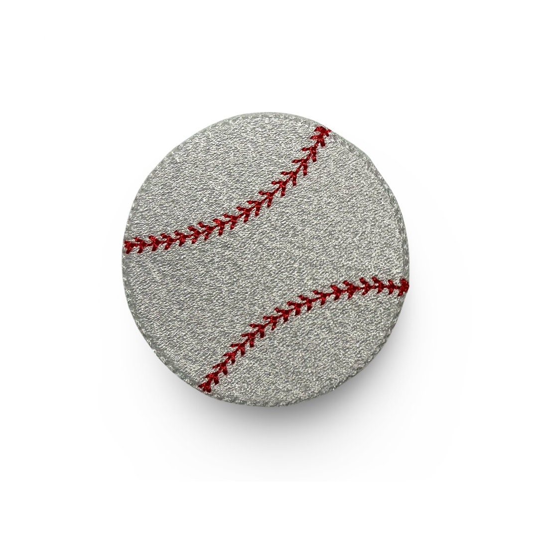 Baseball Embroidery Patch/ Baseball, Heat Transfer Patch, Sports Patch ...