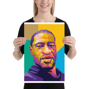 George Floyd Black Live Matter Poster - Etsy