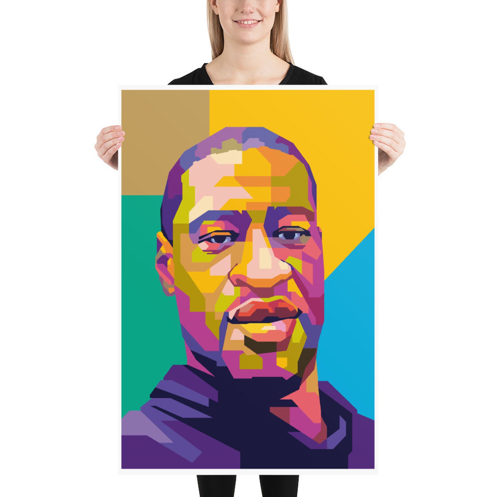 George Floyd Black Live Matter Poster - Etsy