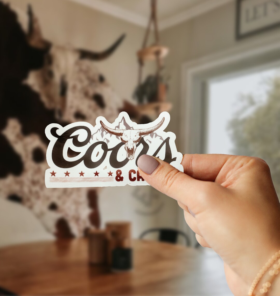 Western Beer Sticker - Etsy