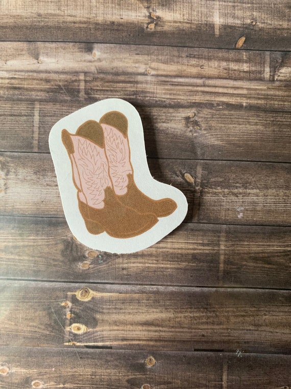 Cowgirl Boot Stickers - Etsy