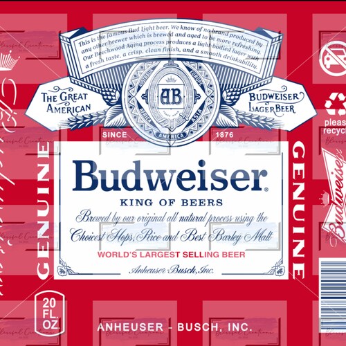 Digital Budweiser PNG - Etsy