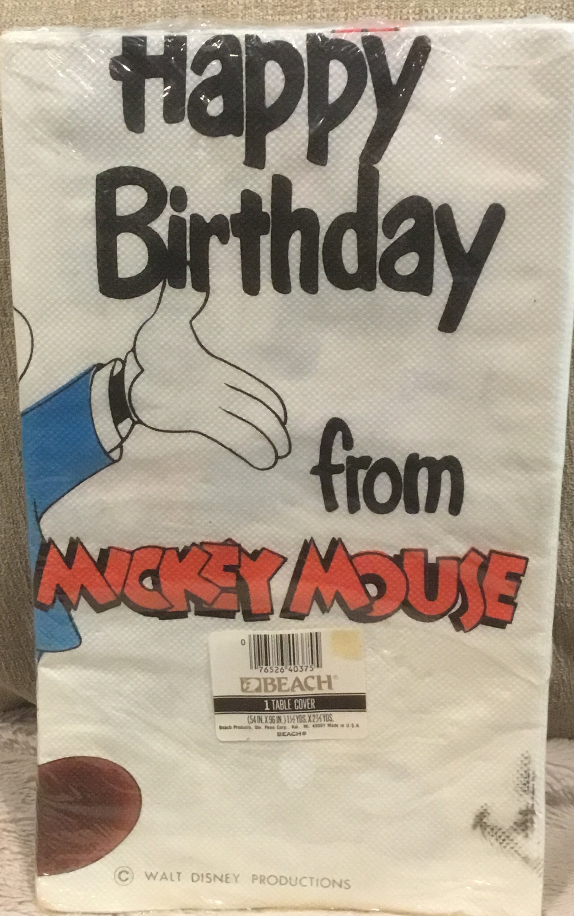 Vintage Disney Happy Birthday
