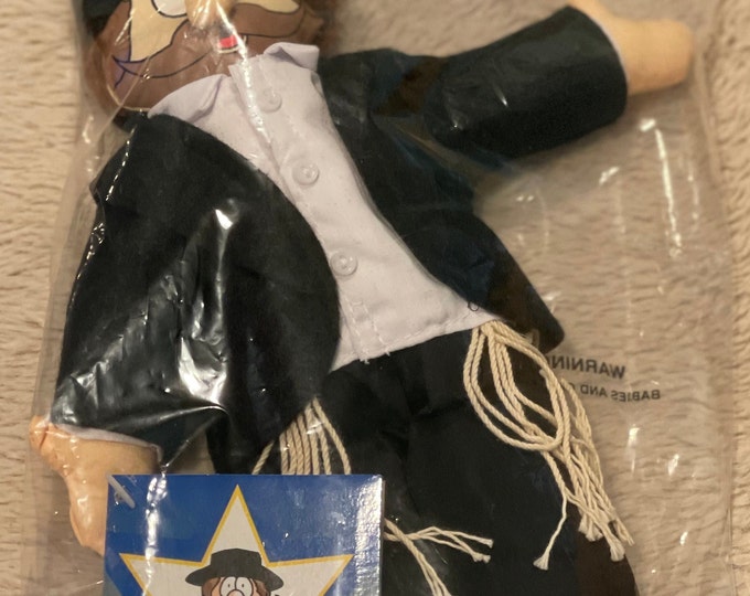 NOS 2001 the Rabbi Says…. Doll, Rabbi Gift, Judaica Doll, Jewish Rabbi ...