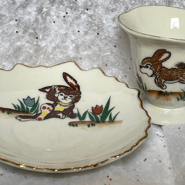 Japan Rabbits Plate - Etsy
