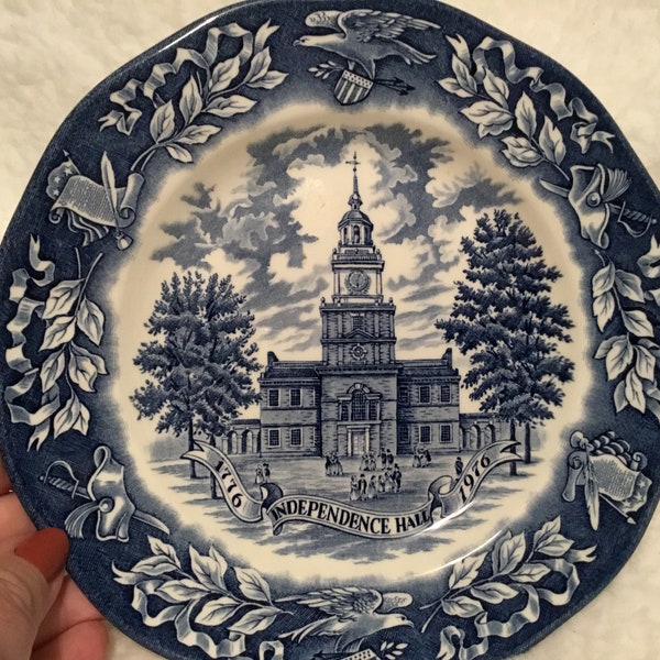Liberty Blue Plate - Etsy