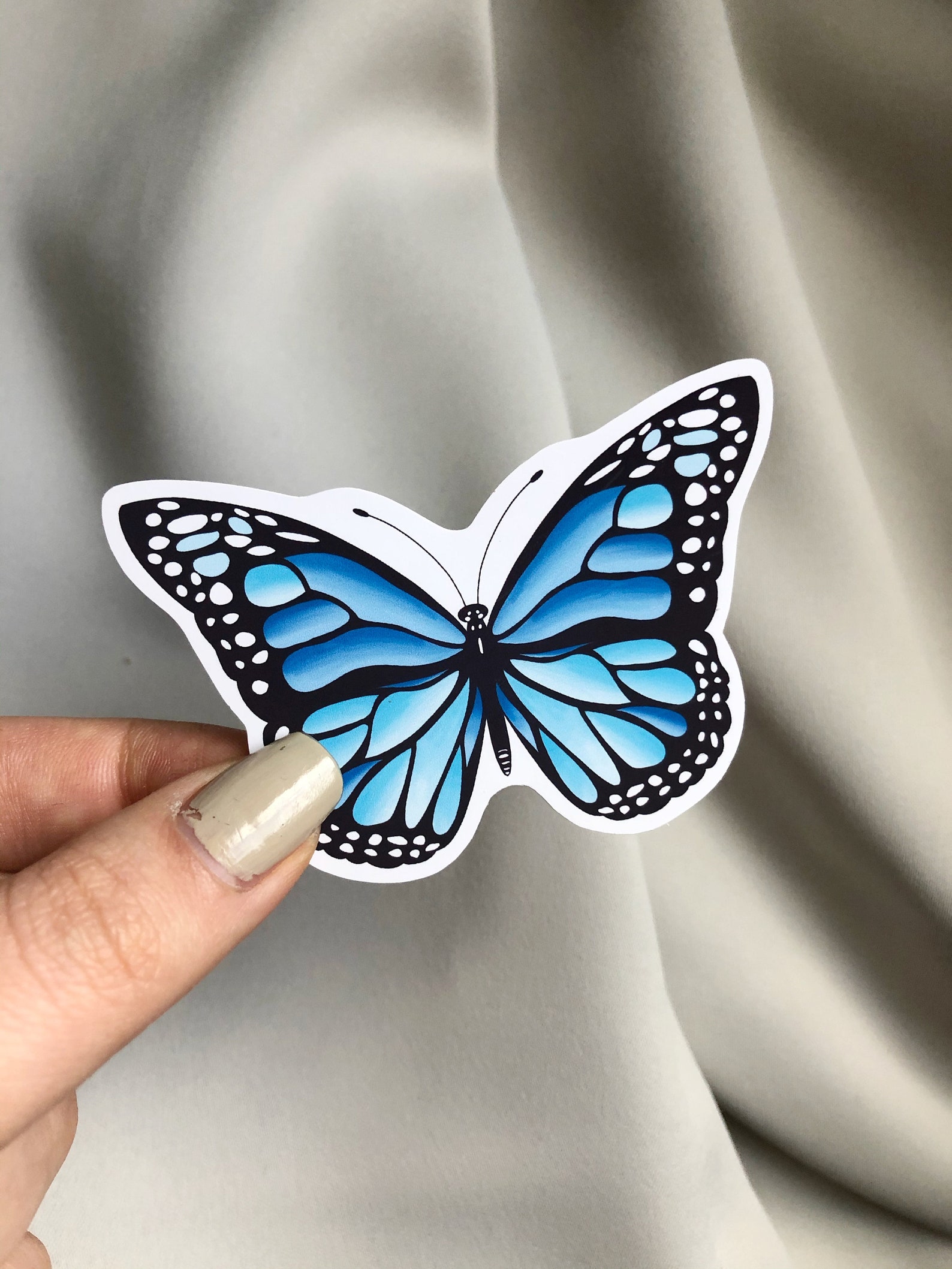 Monarch Butterfly Laptop Sticker Butterfly Vinyl Sticker | Etsy