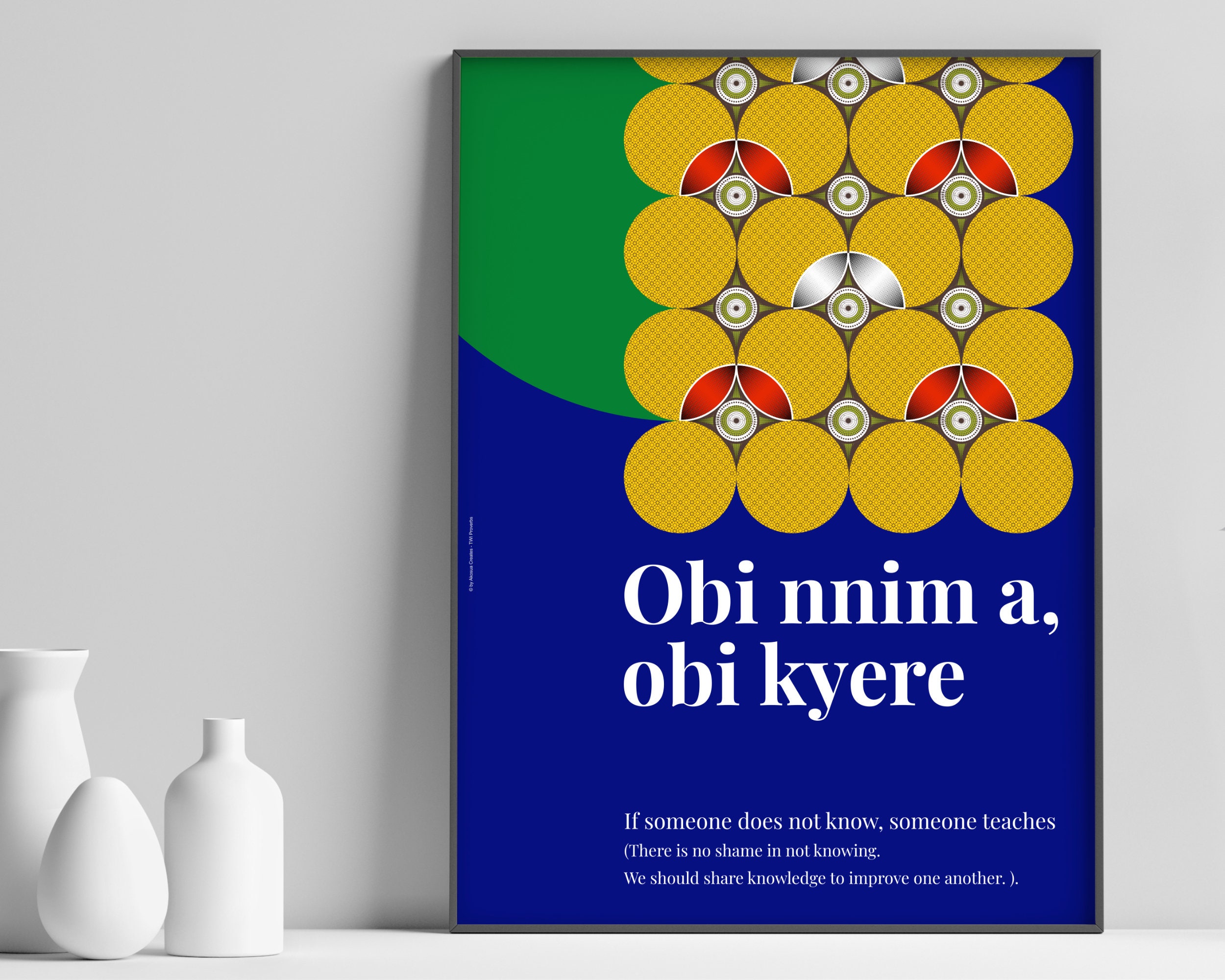 Digital Prints Proverbs Inspirational Twi Poster Art Print Motivational ...