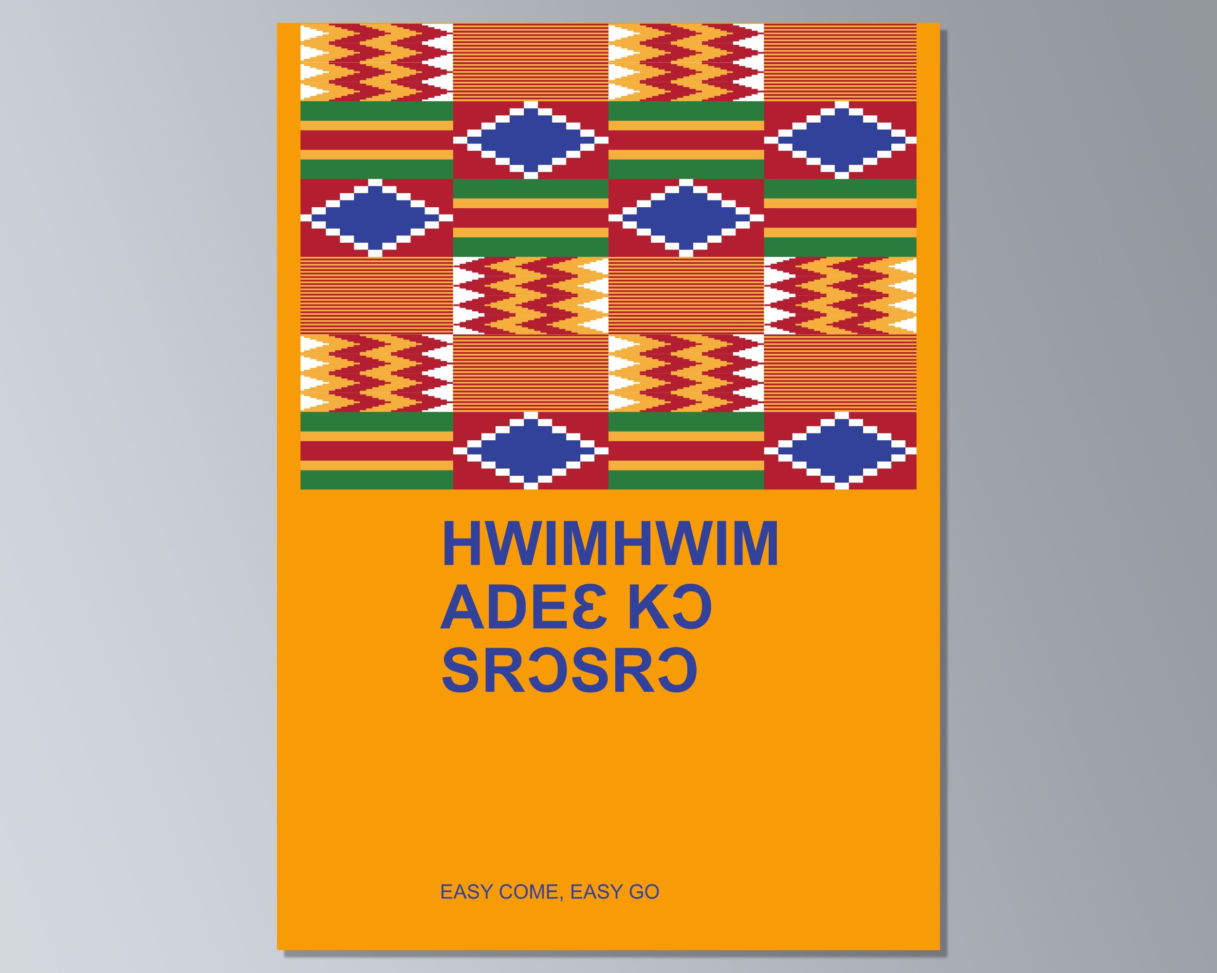 A4 Poster ONLY Digital Download, African Language, Twi, Ghana, Kente ...