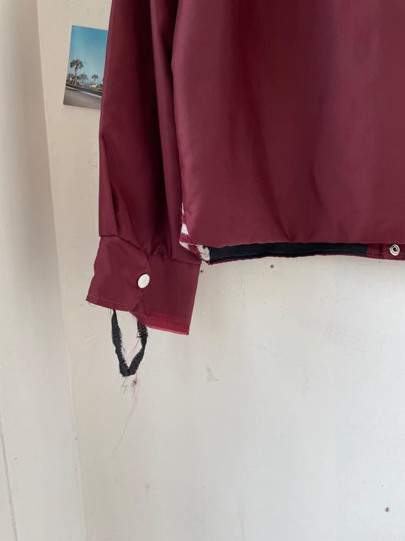 1968 Baseball Nylon Letterman Jacket - Gem