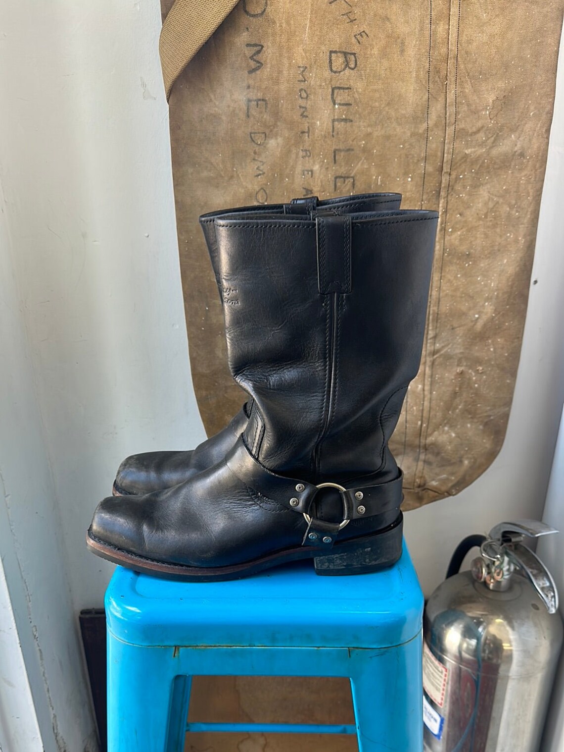 Harley Davidson Engineer Boots Black Size 12 M - Etsy