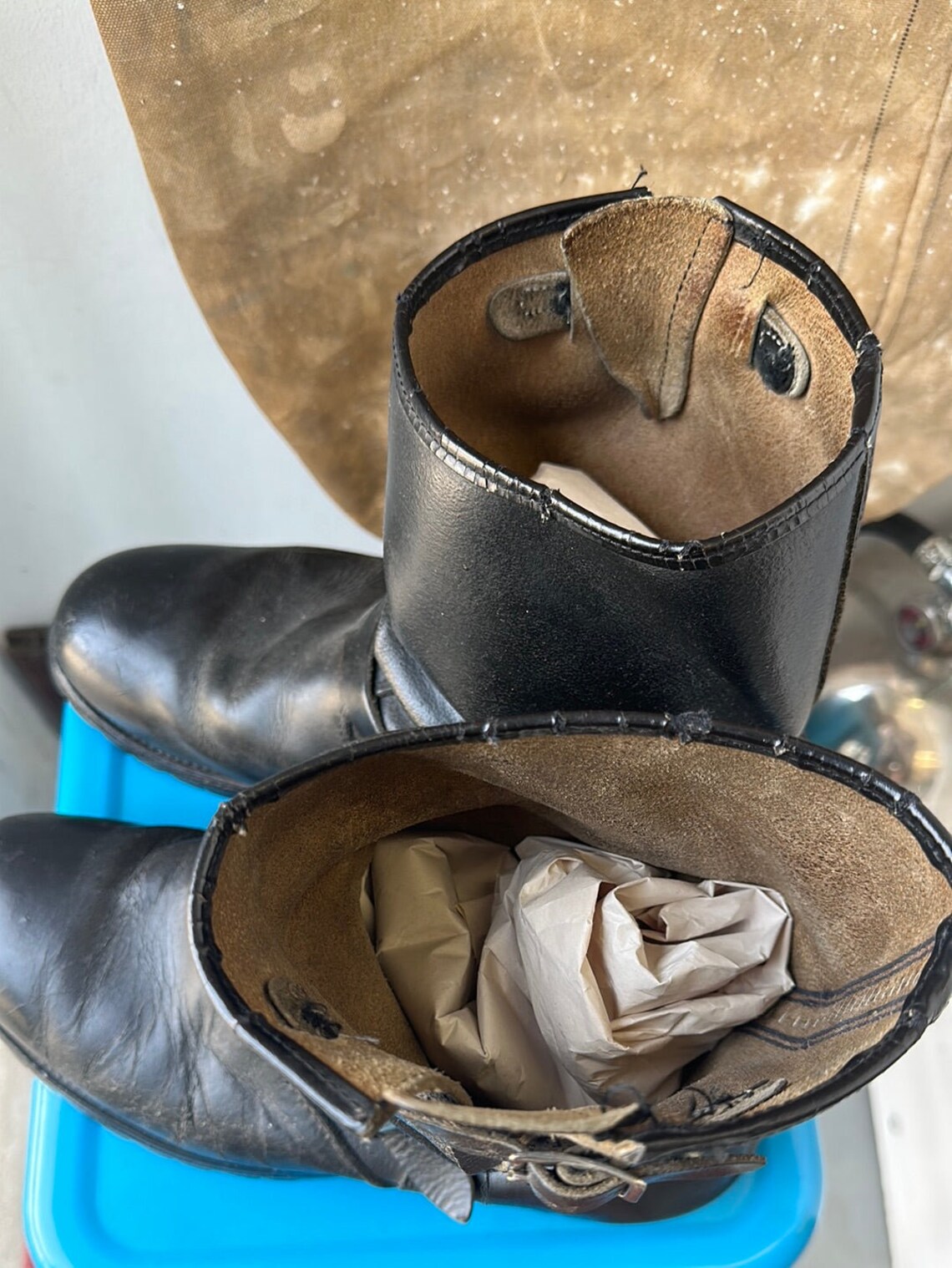 Unbranded Engineer/moto Boots Black Size 12/13 M - Etsy