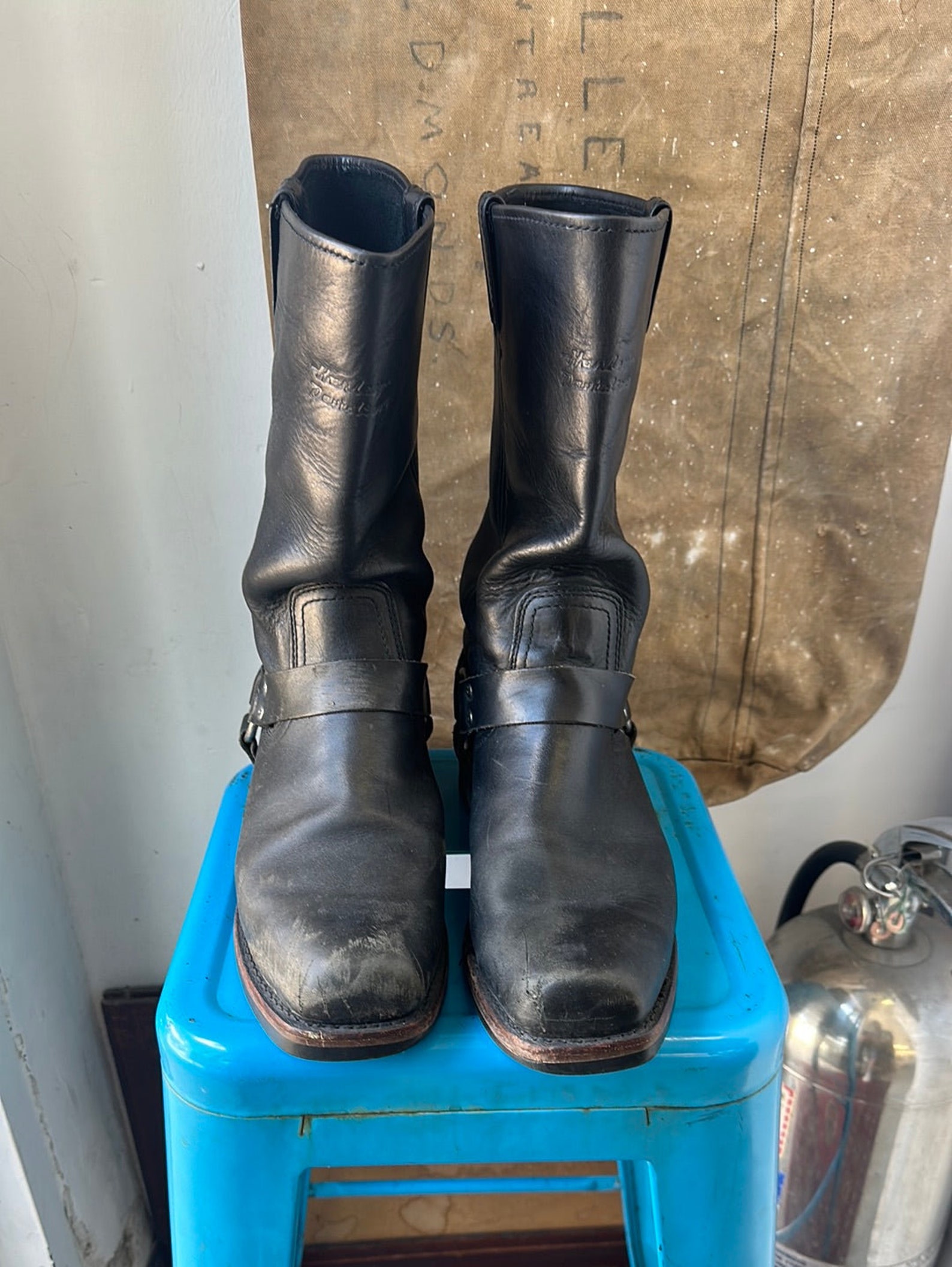Harley Davidson Engineer Boots Black Size 12 M - Etsy