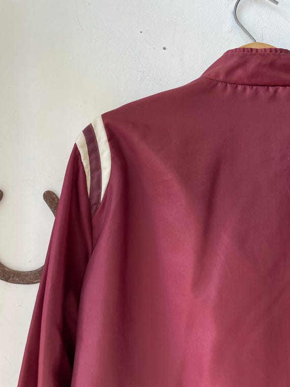 1968 Baseball Nylon Letterman Jacket - Gem