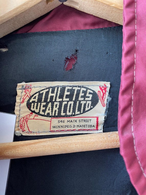 1968 Baseball Nylon Letterman Jacket - Gem