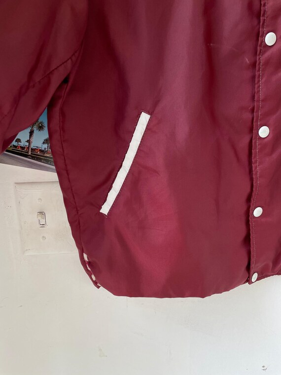 1968 Baseball Nylon Letterman Jacket - Gem