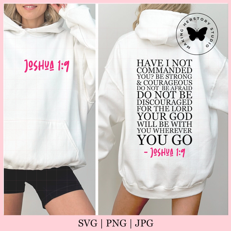 Joshua 1 9 Svg - Etsy