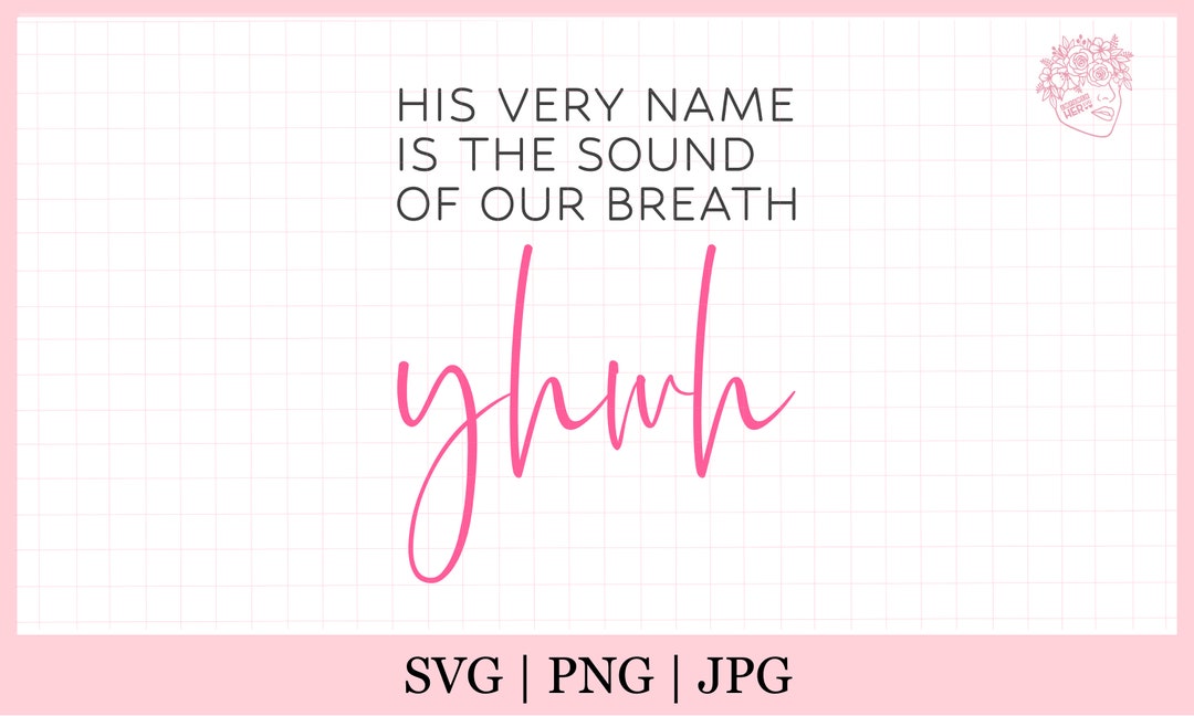 YHWH Svg, Wahweh Svg, God Svg, Christian Svg, Religious Svg, Religion ...