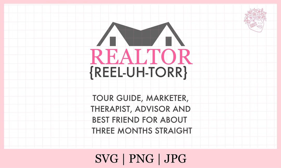 Realtor Definition Svg, Realtor Life Svg, Realtor Sublimation, Realtor ...